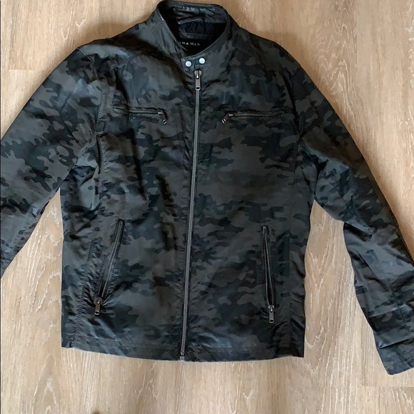 Zara | Jackets & Coats | Zara Lightweight Camo Jacket | Poshmark